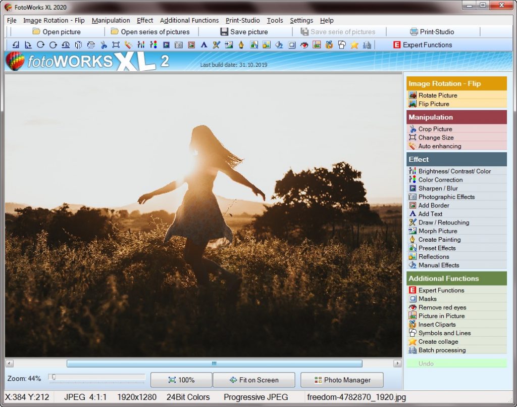 Edit pictures Windows 10